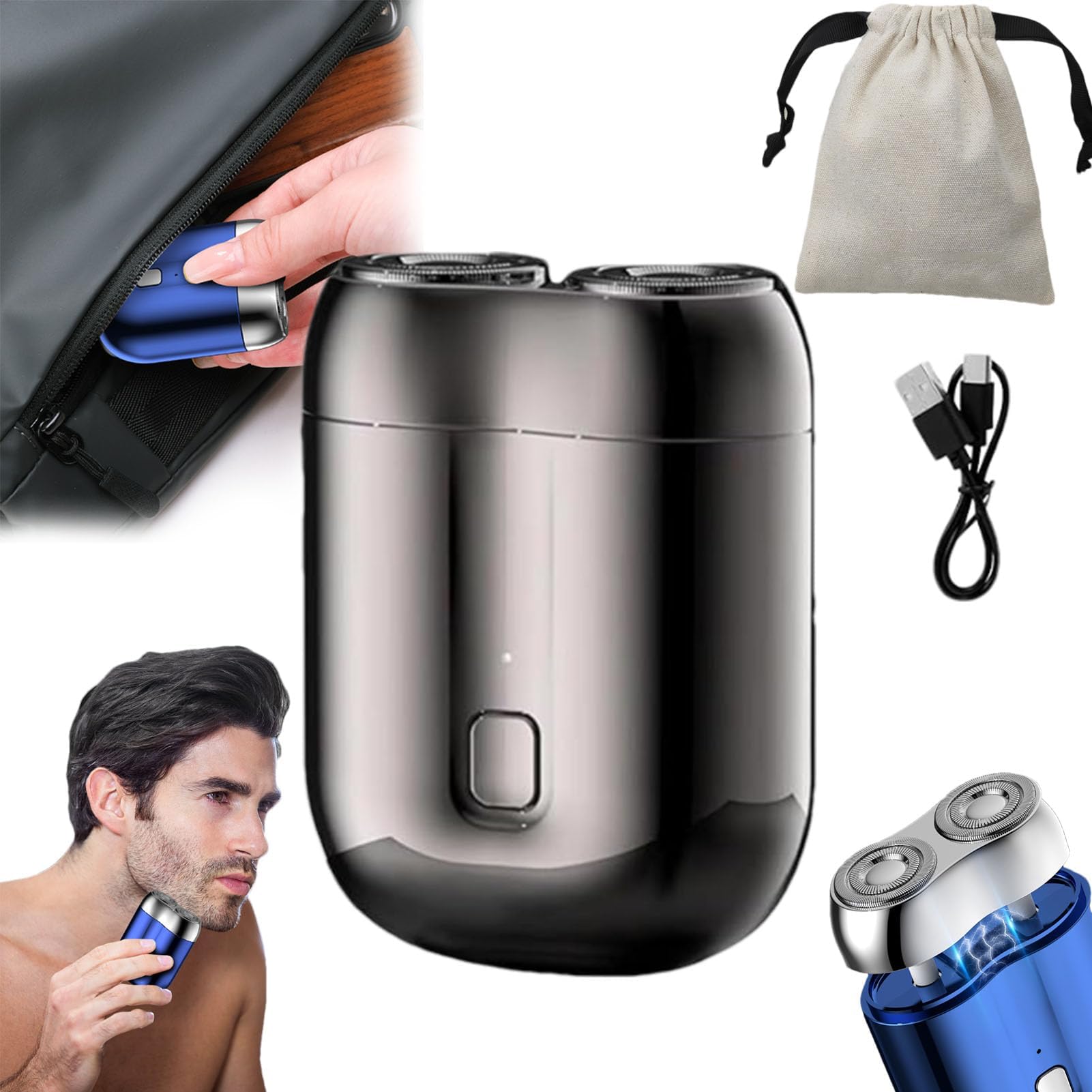 Peonly Electric Razor, Peonly Waterproof Electric Razor, New Model Mini ...