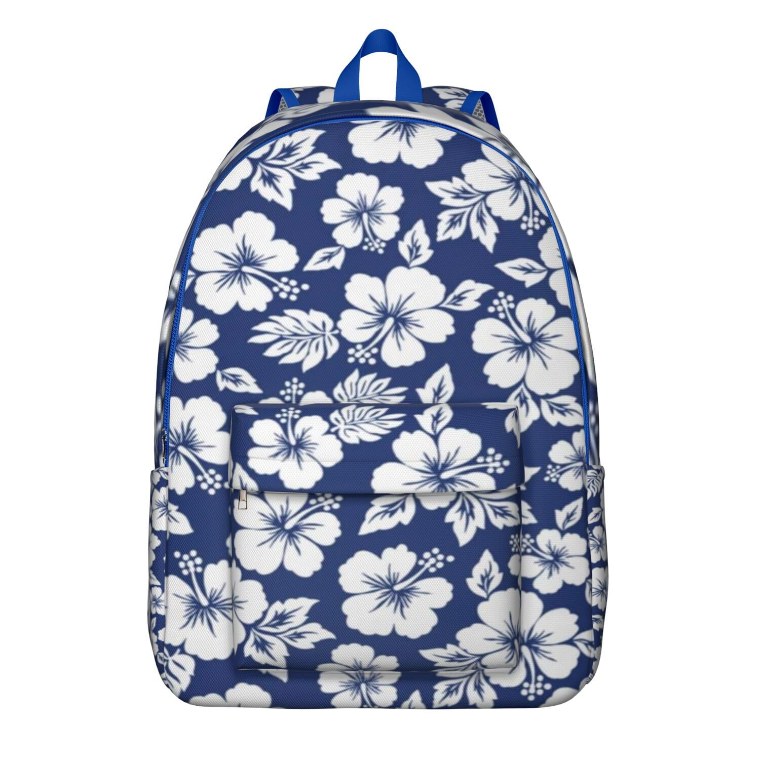 Peony & Bee Backpack - Waterproof Rustic School Bag with Lush Blooms ...