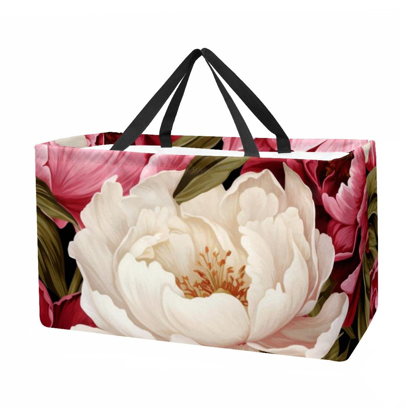 Peony Collapsible Oxford Cloth Storage Bin: Reusable, Foldable, and ...