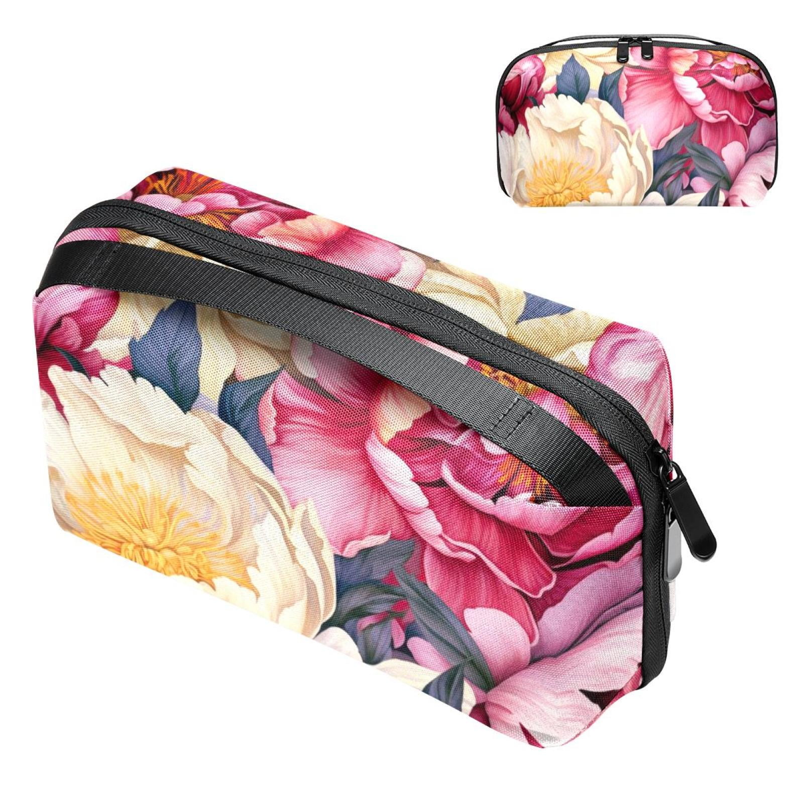 Peony Digital Bag Organizer Travel Case with Oxford Fabric Waterproof ...