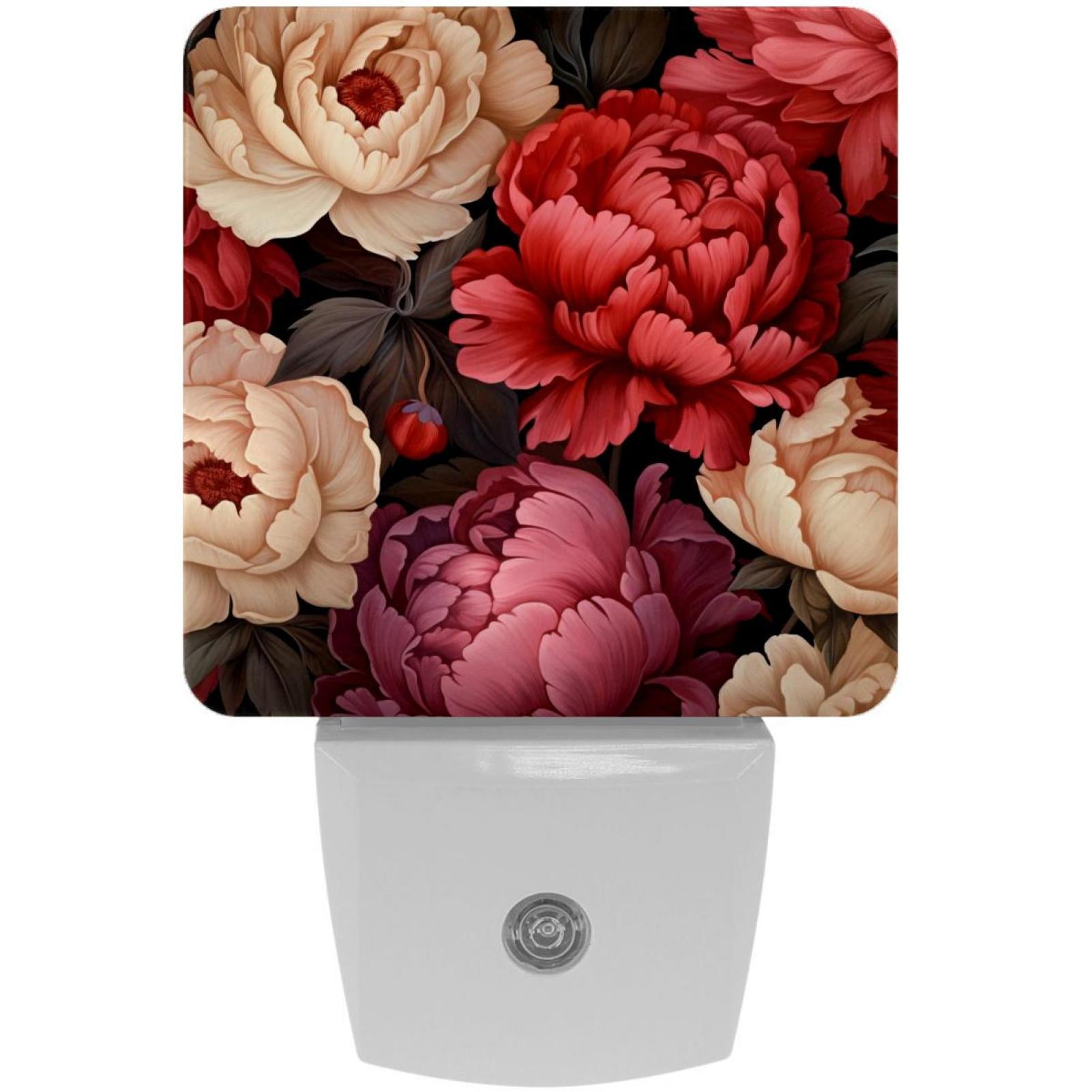 Peony Enhance Your Space with LED Square Night Lights - Versatile & Stylish Illumination ...