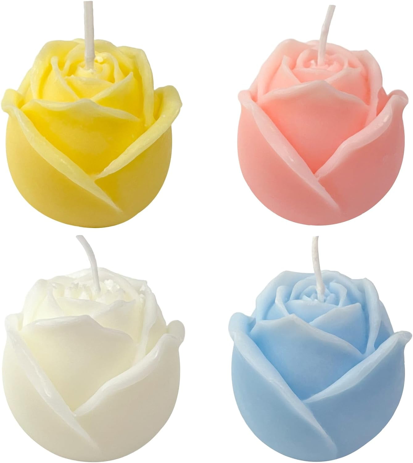 Peony Flower Shape Candles for Women Friends Colleague Classmates Gift ...
