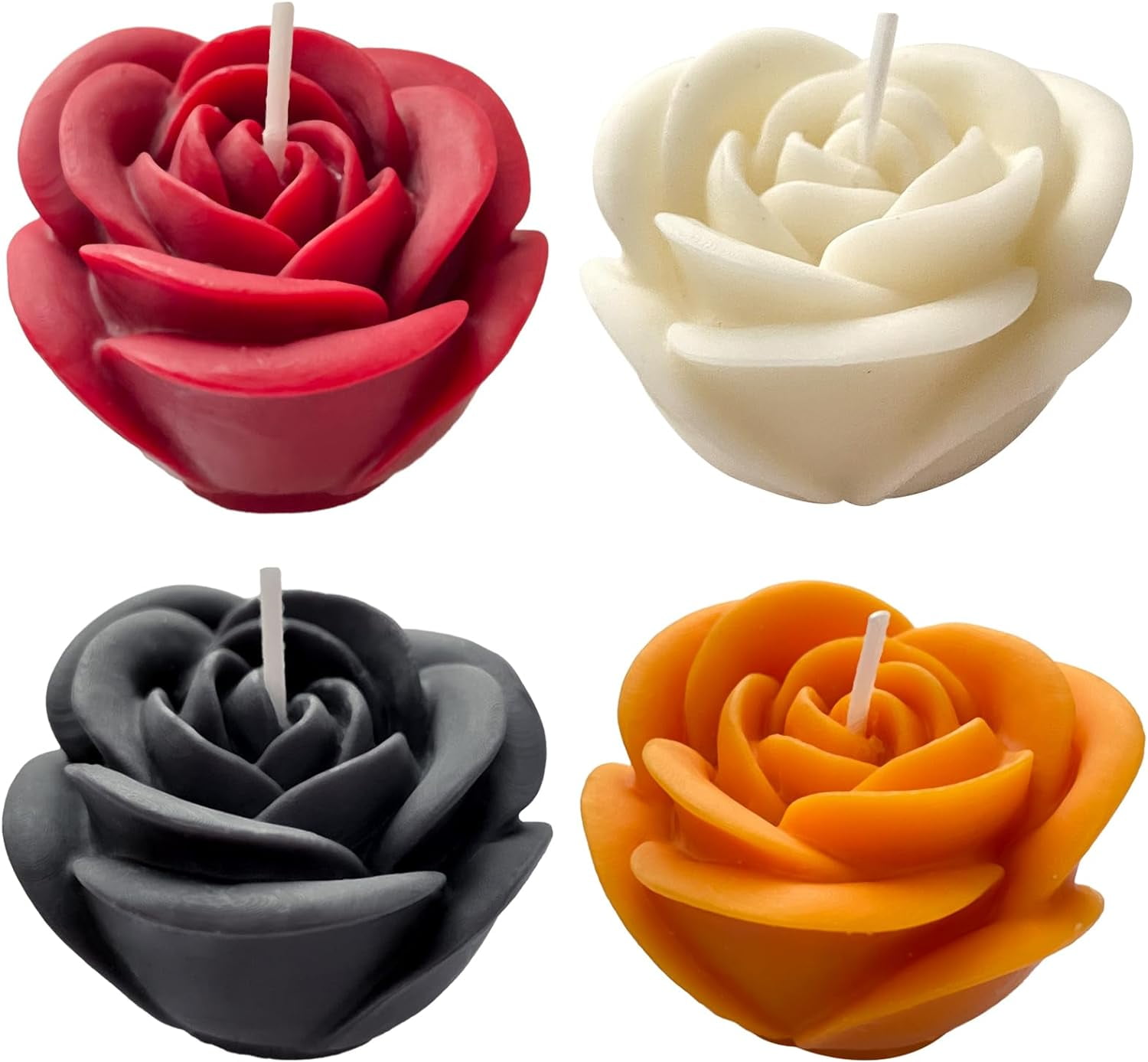 Peony Flower Shape Candles for Women Friends Colleague Classmates Gift ...