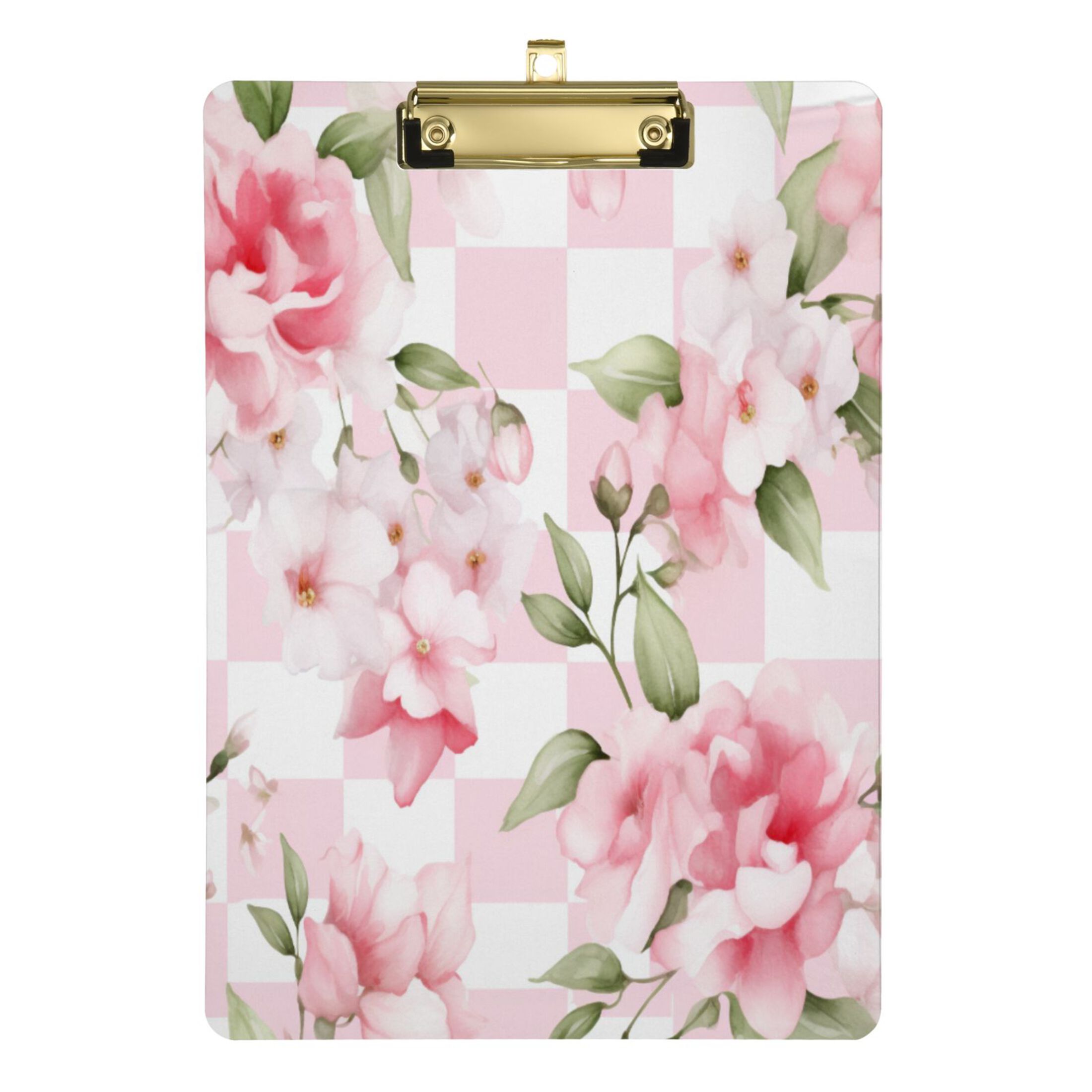 Peony Flowers Pink Acrylic Clipboards A4 Standard Letter Size Clipboard ...