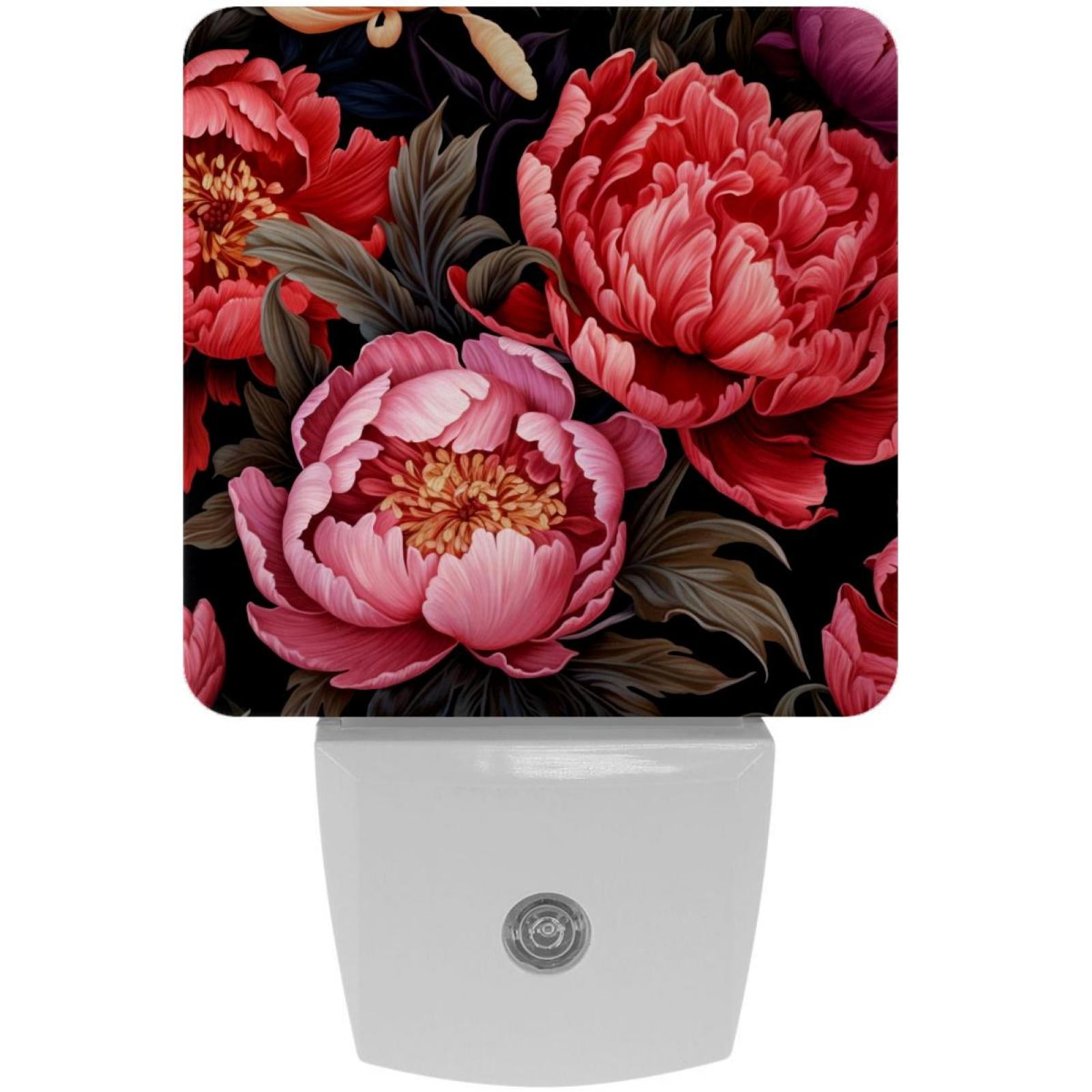 Peony LED Square Night Light - Energy Efficient Plug-in Nightlight with ...