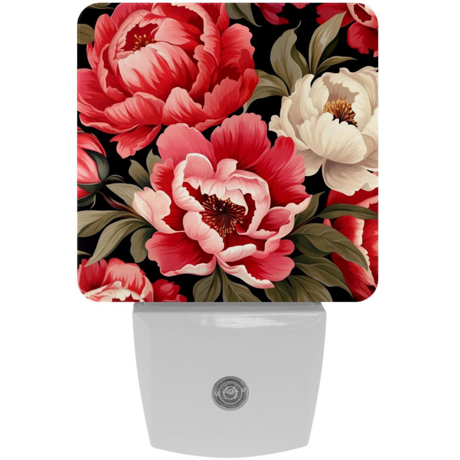 Peony LED Square Night Light - Small and Bright Square-shaped LED Night ...