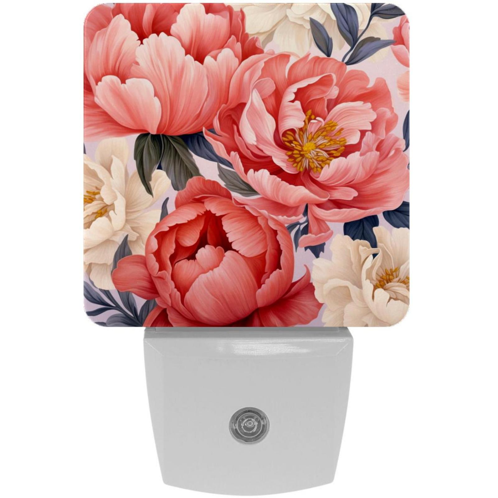 Peony LED Square Night Lights - Stylish and Convenient Illumination for ...