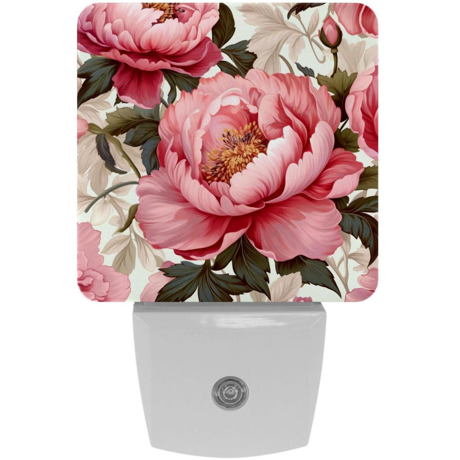 Peony LED Square Night Lights - Stylish and Energy-Efficient ...