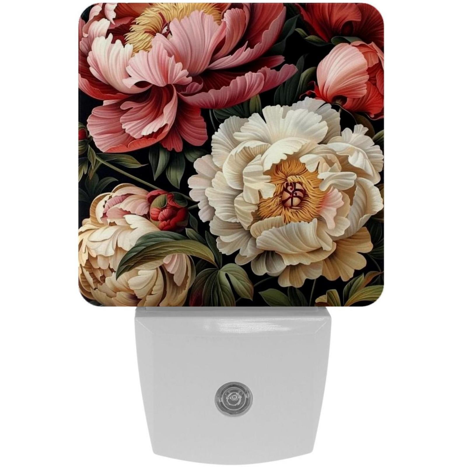 Peony LED Square Night Lights - Stylish and Functional Nightlight for ...