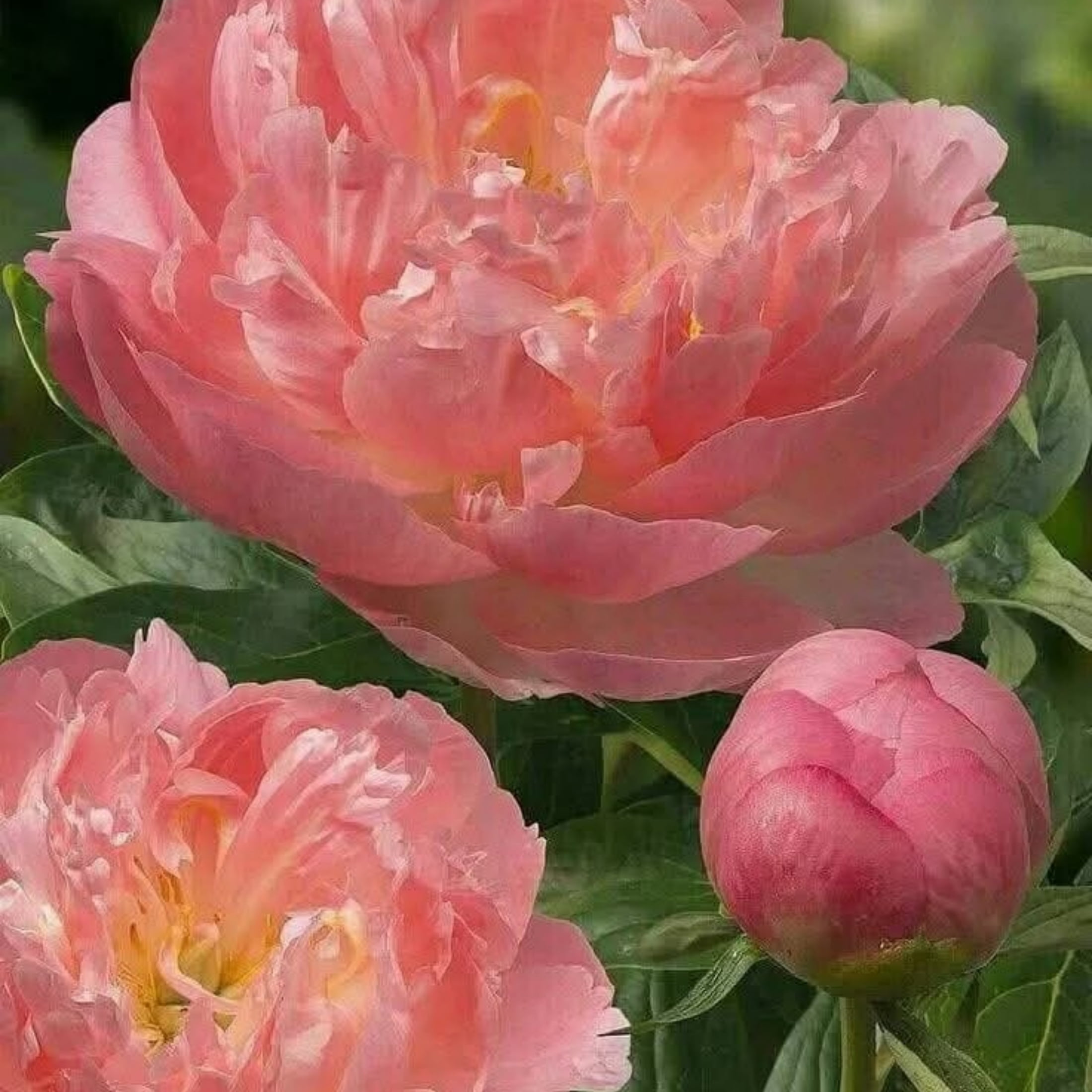 Peony flower viewing series, bright colors, suitable for gardening ...