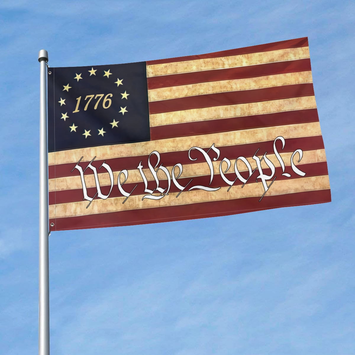 We The People 1776 Flag Betsy Ross Flag 3x5 FT Double Side Printing ...