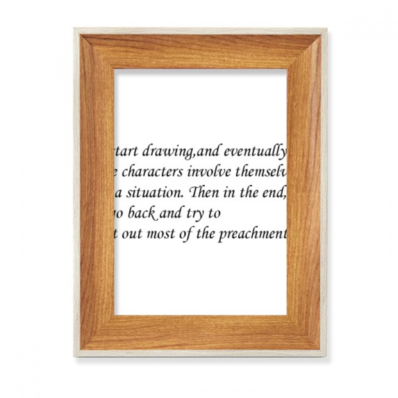 People Are Learn From Situation Desktop Wooden Photo Frame Display ...