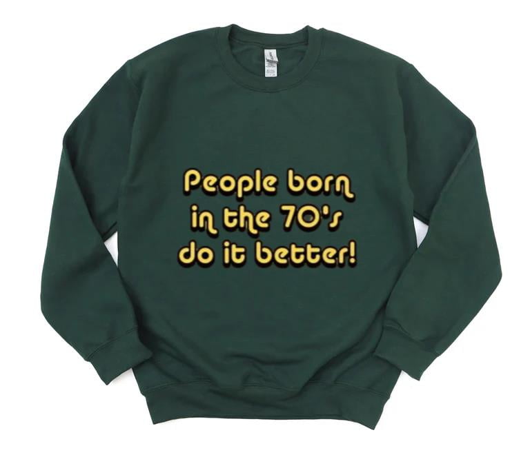 People Born In The 70s Classic Retro Pride Decade Groovy Disco Funk ...