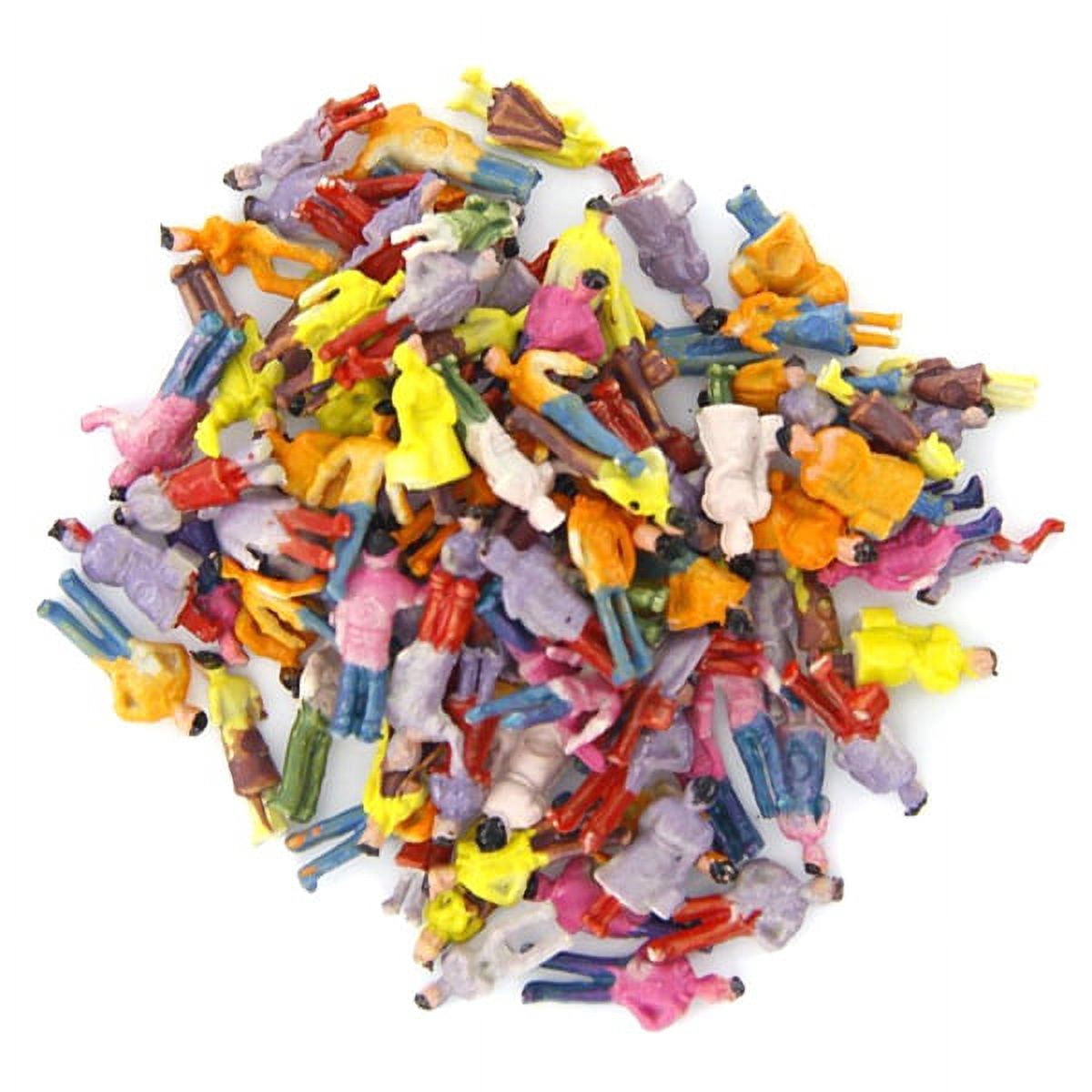 People Figures Miniature Multicolor Painted Mold Scale 1: 150 Statue ...