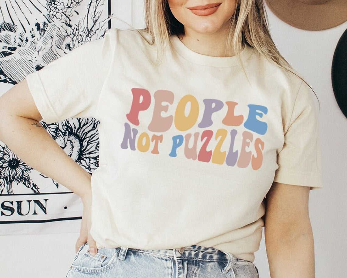 People Not Puzzles, Autism Awareness Shirt, Special Education Shirt ...