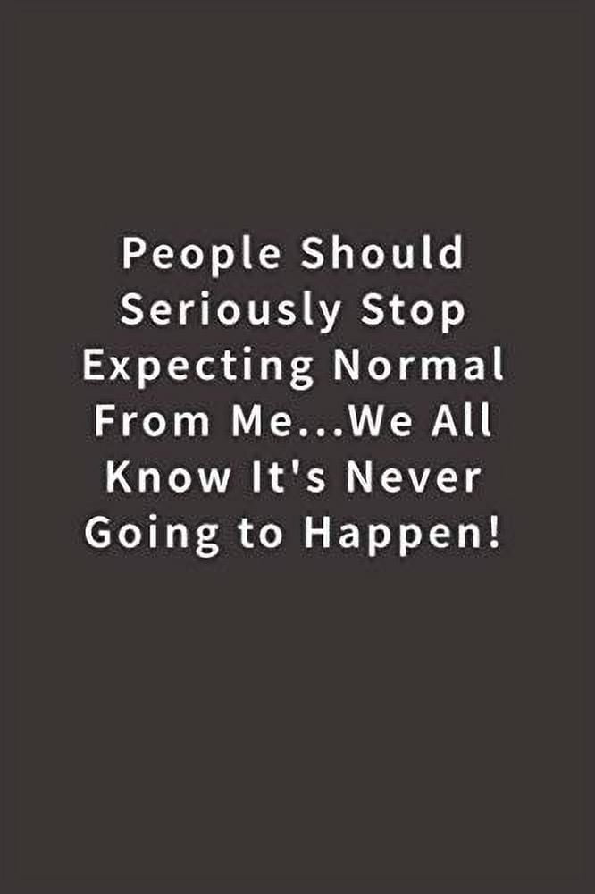 Stop Expecting People