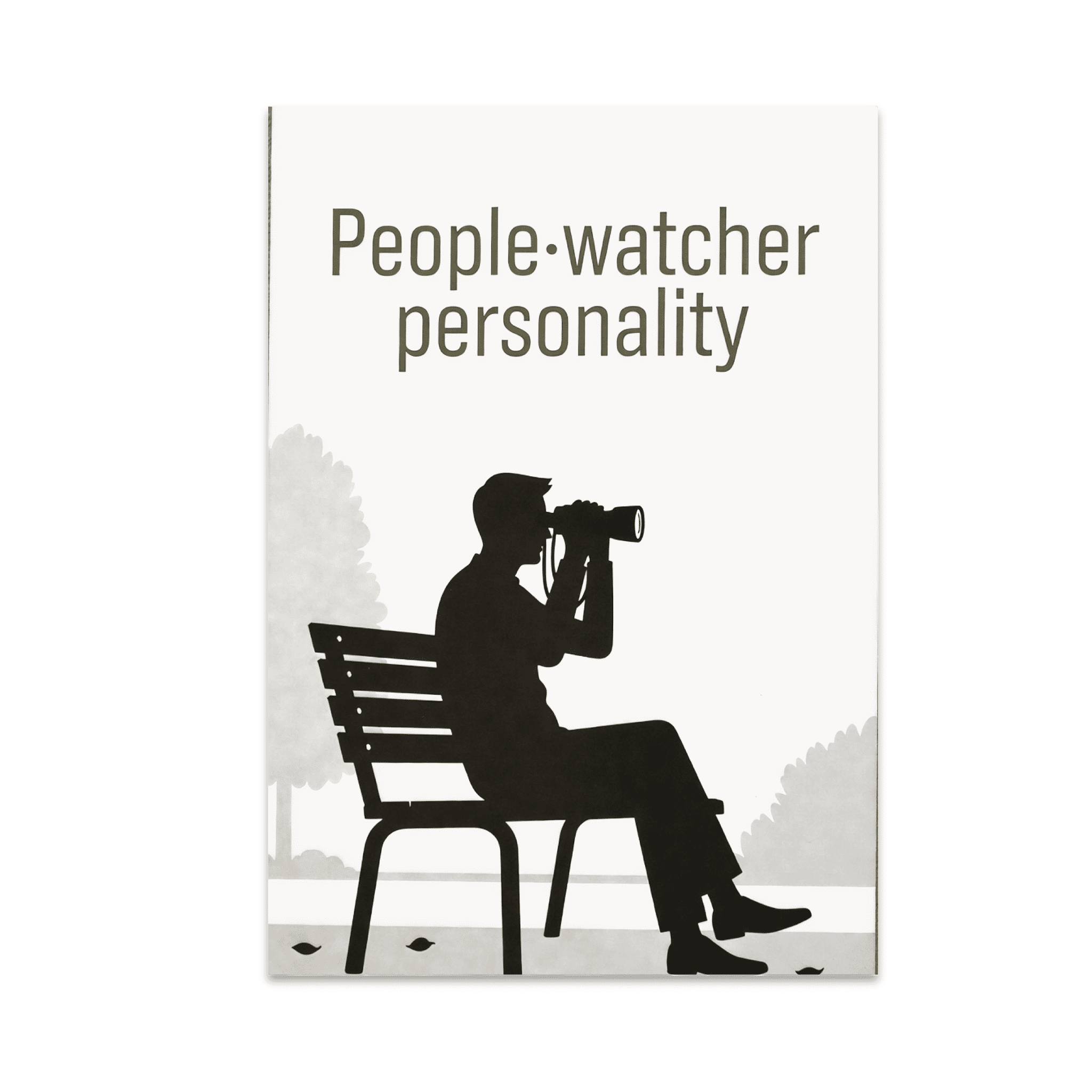 People-Watcher Personality Wall Art - Social Energy Enthusiast - 13x19 ...