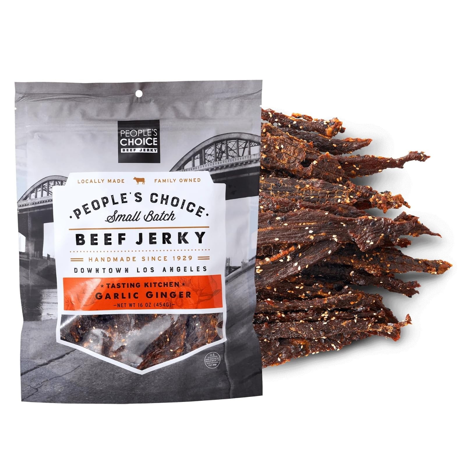 People's Choice Beef Jerky SSF20 - Tasting Kitchen Small Garlic Ginger ...