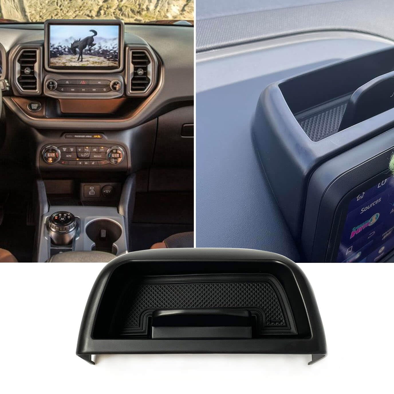 Center Console Organizer Dash Console Tray For Ford Bronco Sport 2021 ...