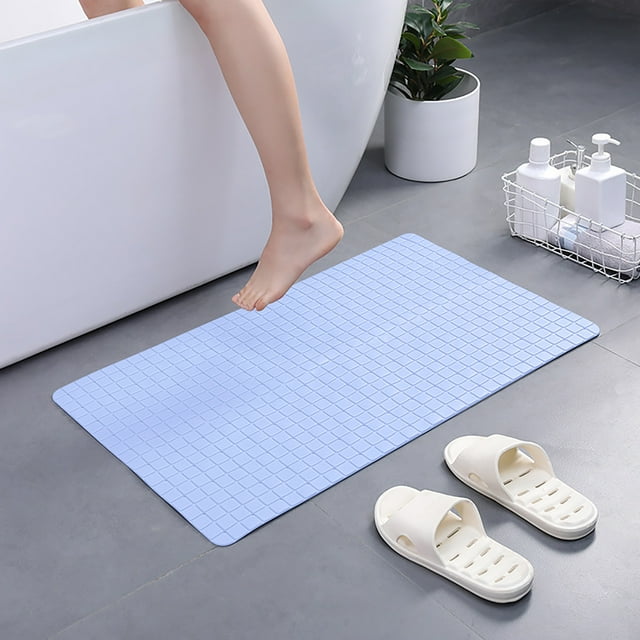 Peorpel Non Slip Tub Mat , Shower Mat Without Suction Cups, Bathtub Mat ...