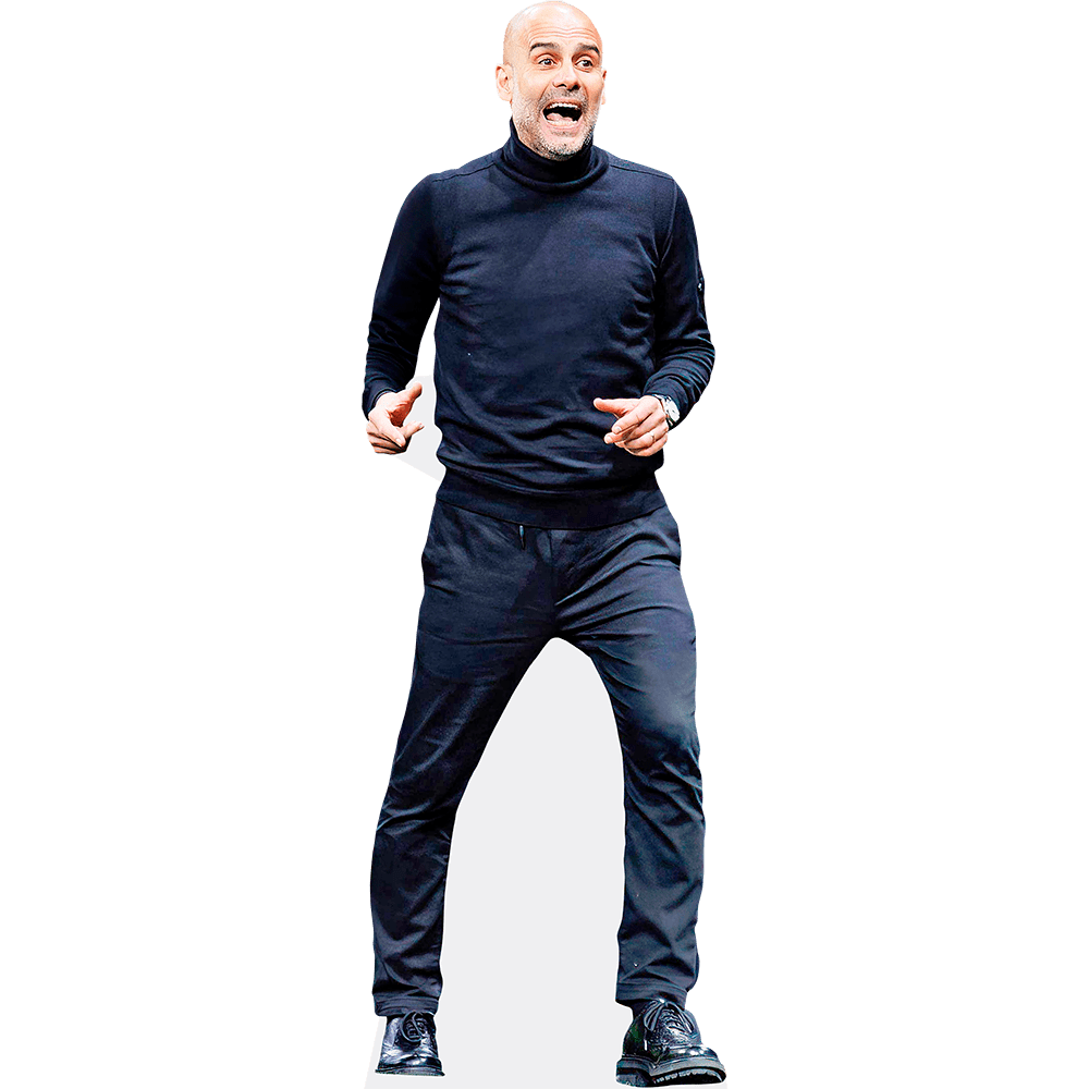 Pep Guardiola (Celebrating) Mini Cardboard Cutout Standee - Walmart.com
