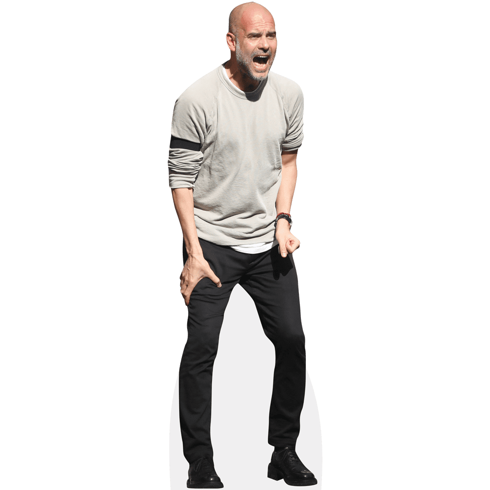 Pep Guardiola (Shouting) Mini Cardboard Cutout Standee - Walmart.com