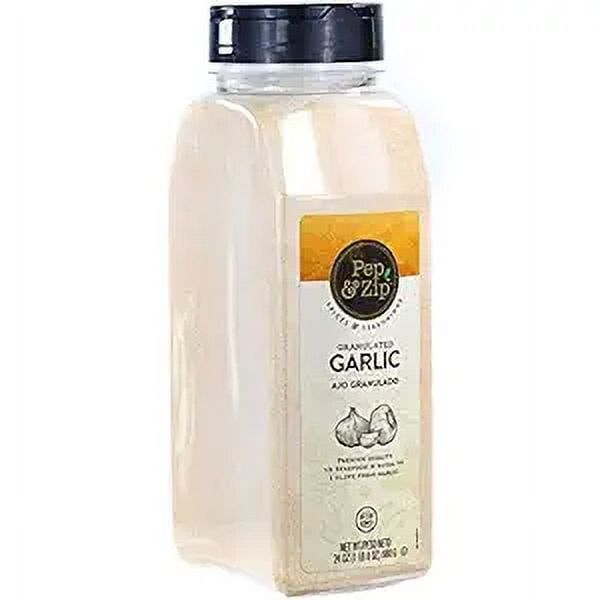 Pep and Zip Organic Granulated Garlic/Ajo Granulado, Kosher, Non-GMO ...