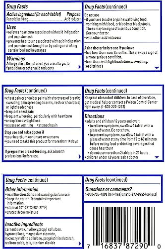 Pepcid AC Tablets Original Strength 90 Tablets (Pack of 2) - Walmart.com
