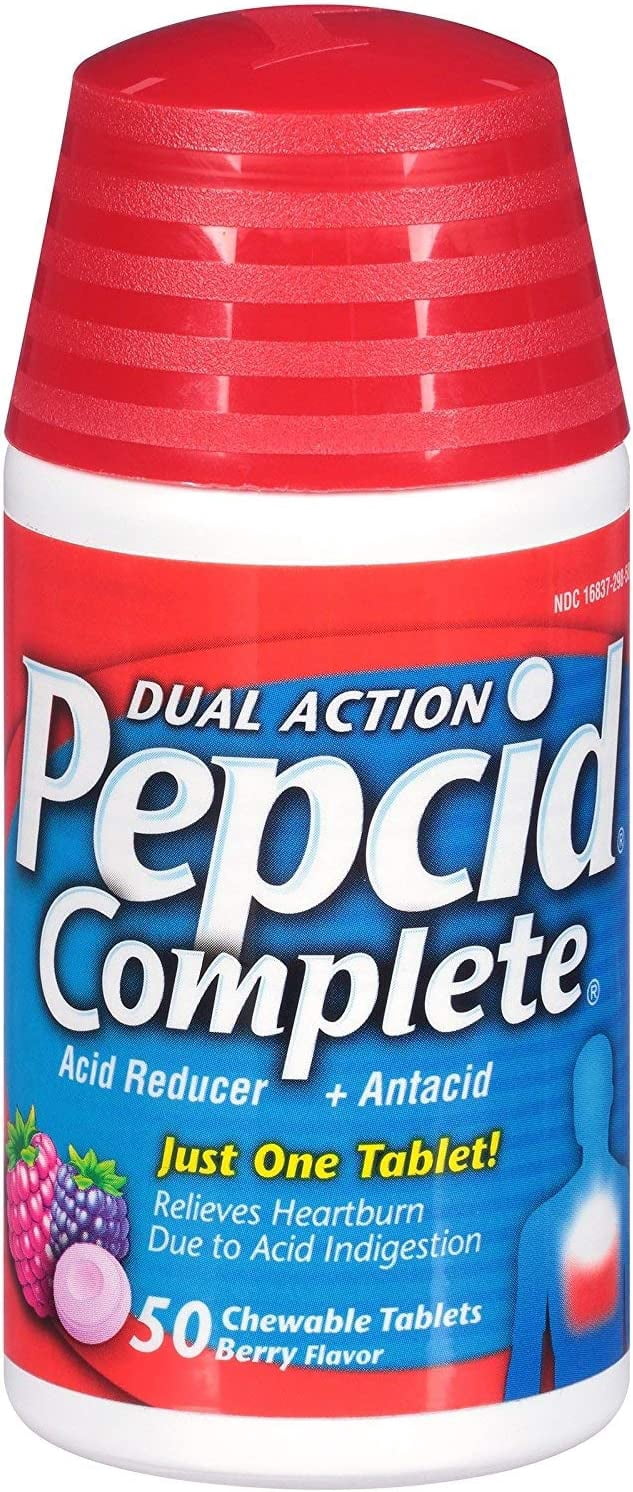 Pepcid Complete Berry Che Size 50ct Pepcid Complete Berry Chew Tab 50ct ...