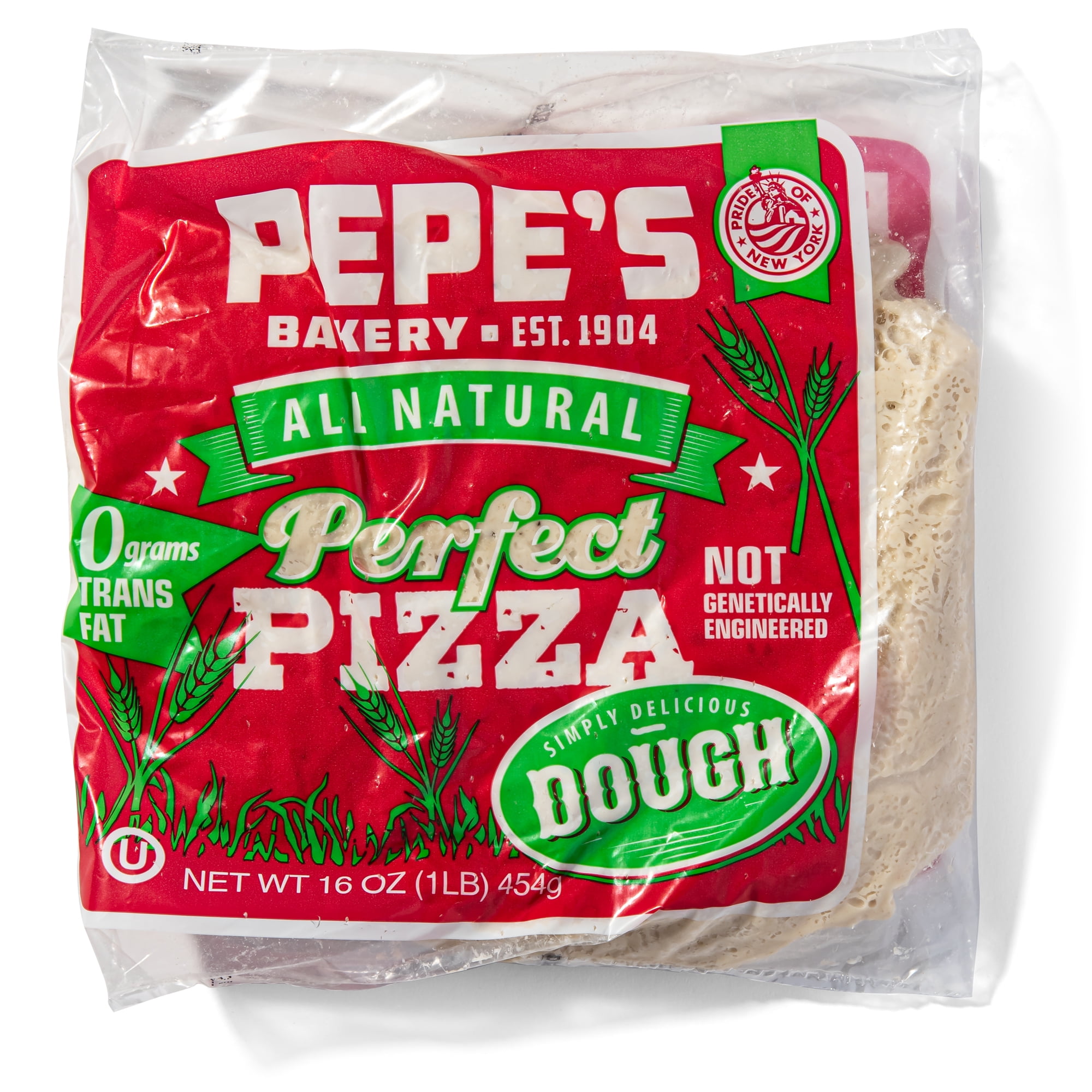 Pepe Frozen Pizza Dough, All Natural, 16 oz (Frozen) - Walmart.com