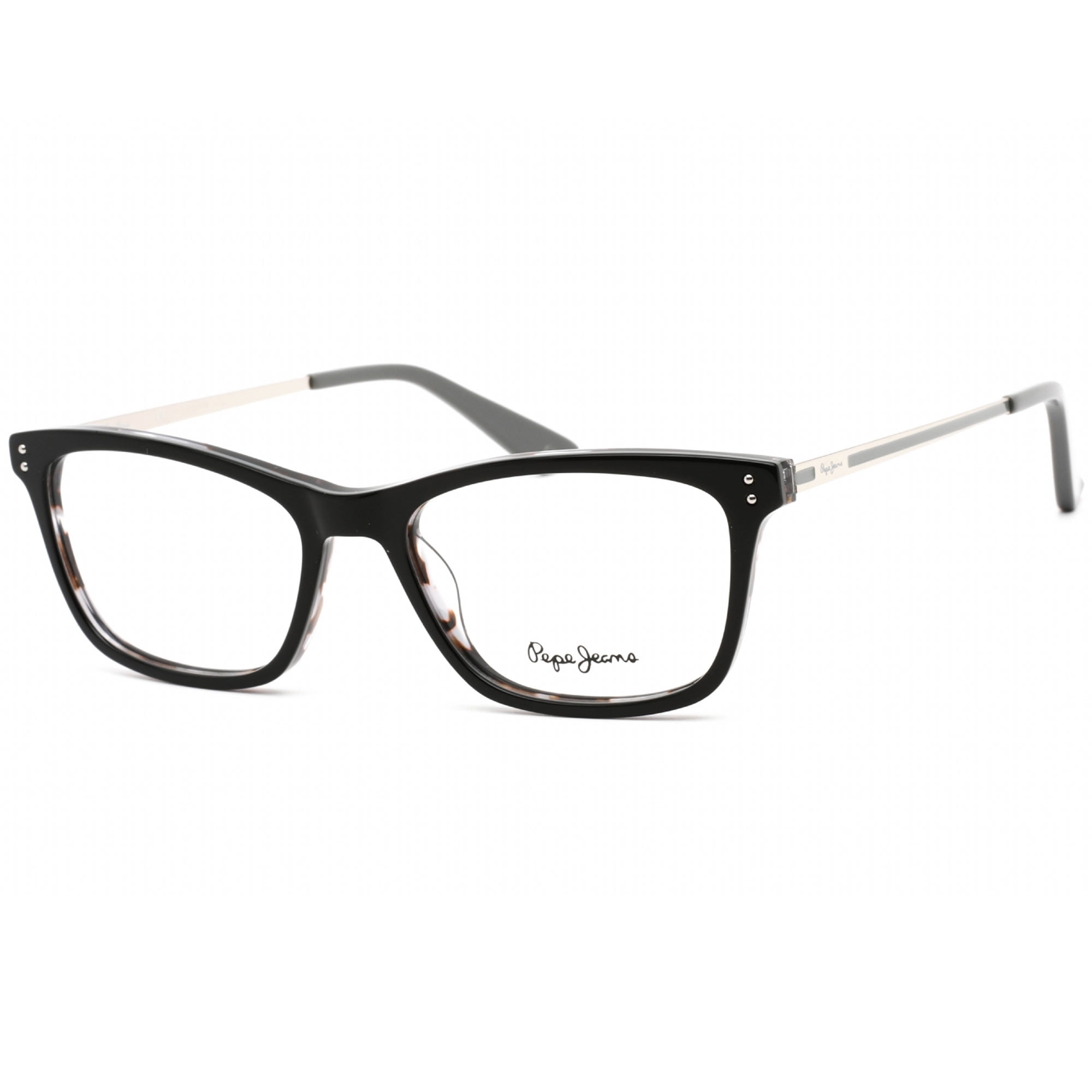 Pepe Jeans PJ3407 C1 Women's Black Rectangular Frame Eyeglasses ...