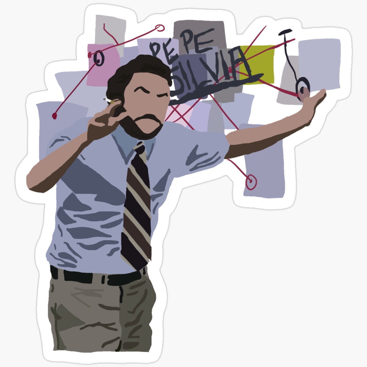 Pepe Silvia Sticker. Gift For You - Decorate Laptops, Water Bottles ...
