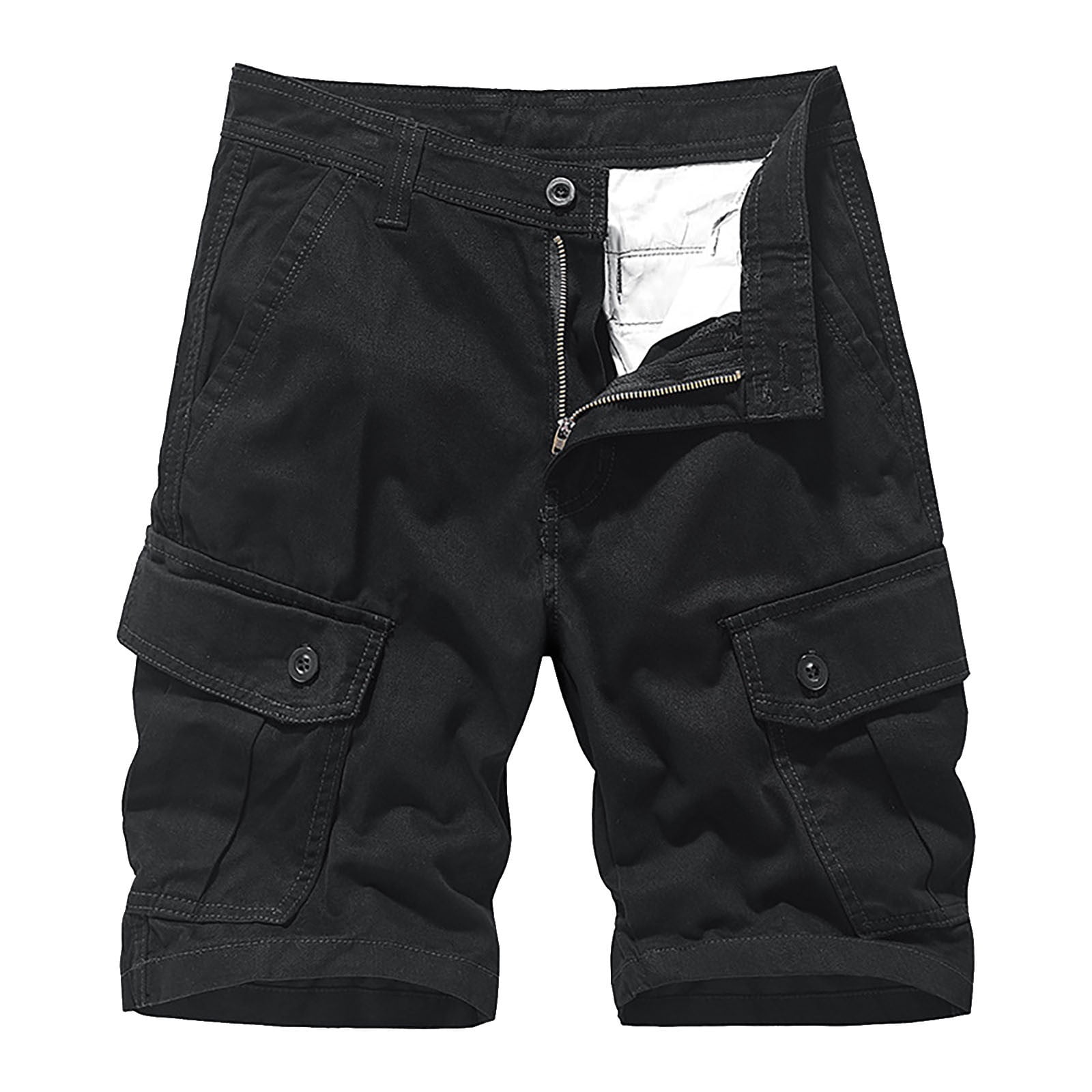 Pepeey Casual Shorts for Men, Below Knee Shorts Cargo Shorts 5 Inch ...