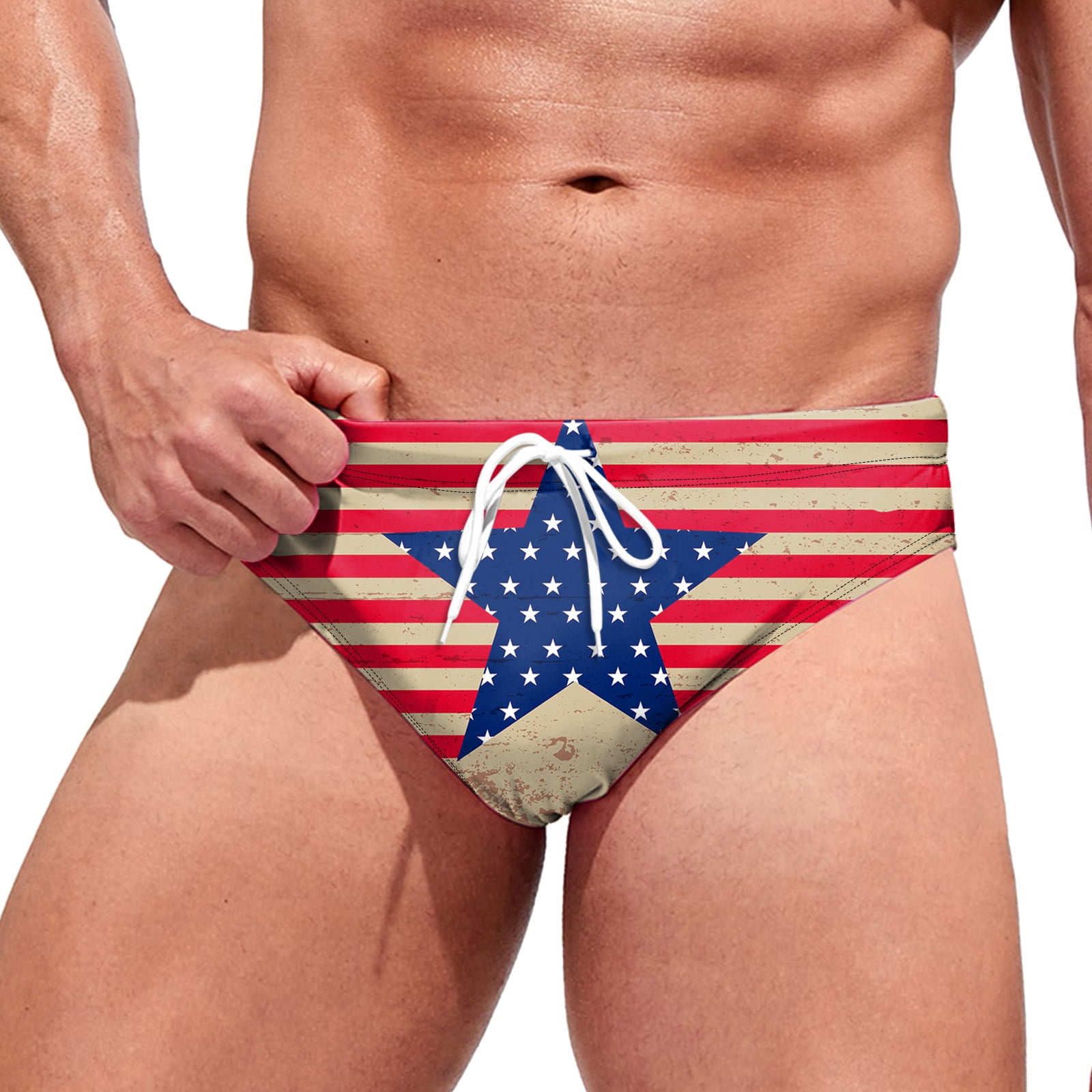Pepeey Mens Square Leg Swim Briefs Man Swim Trunks Swimming Suit Low