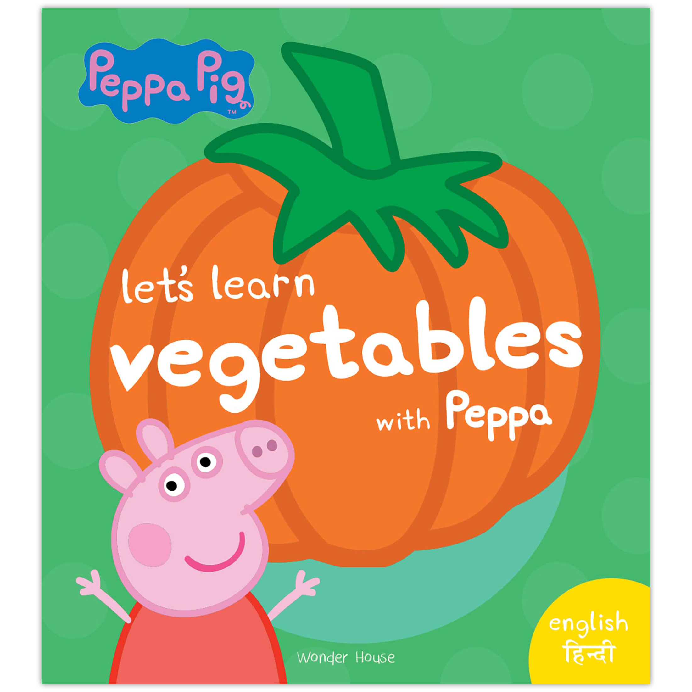 Peppa Board Book - Let's Learn Vegetables with Peppa - English & Hindi ...