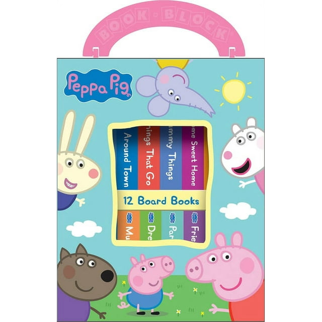 Peppa Pig: 12 Board Books, (Paperback) - Walmart.com