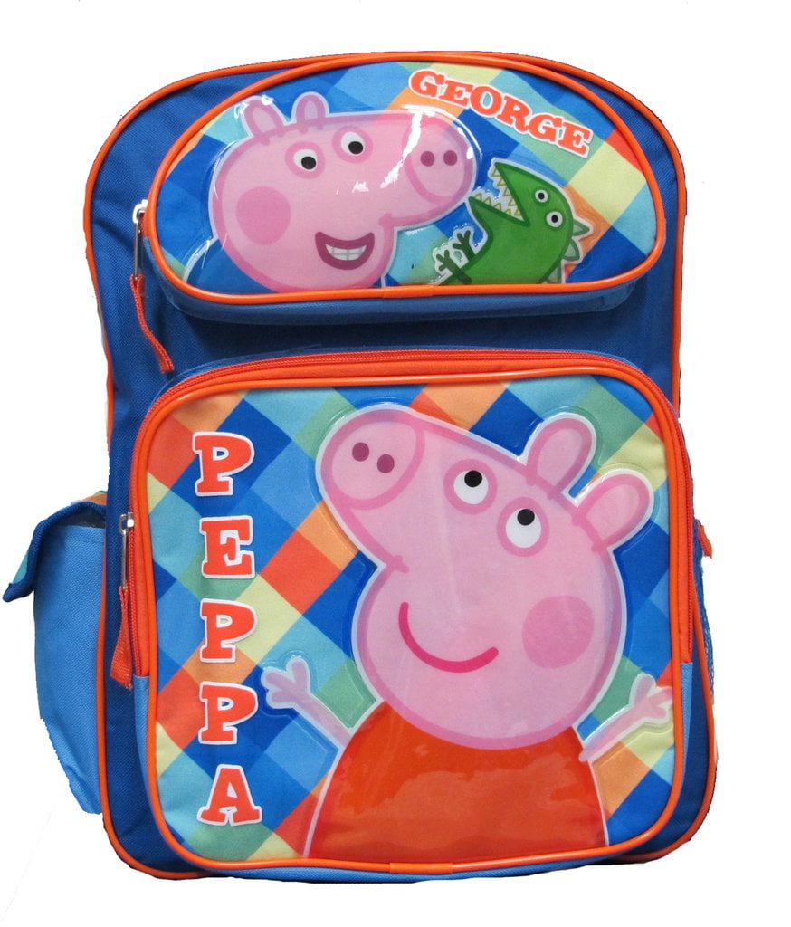 Peppa Pig 16" Backpack -GEORGE - Walmart.com