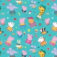 Peppa Pig 2 Sheet Birthday Wrapping Paper - Walmart.com