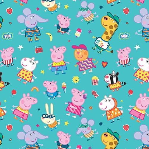 Peppa Pig 2 Sheet Birthday Wrapping Paper - Walmart.com