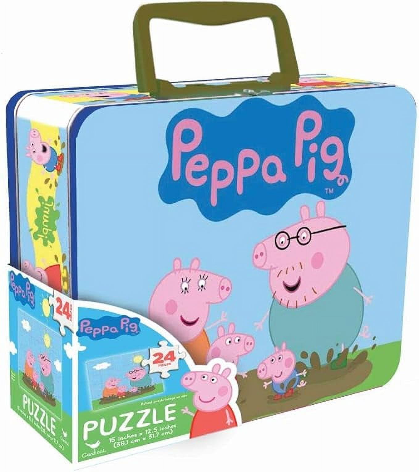 Peppa Pig 24-Piece Puzzle in Tin Lunch Box (Units per case: 12 ...