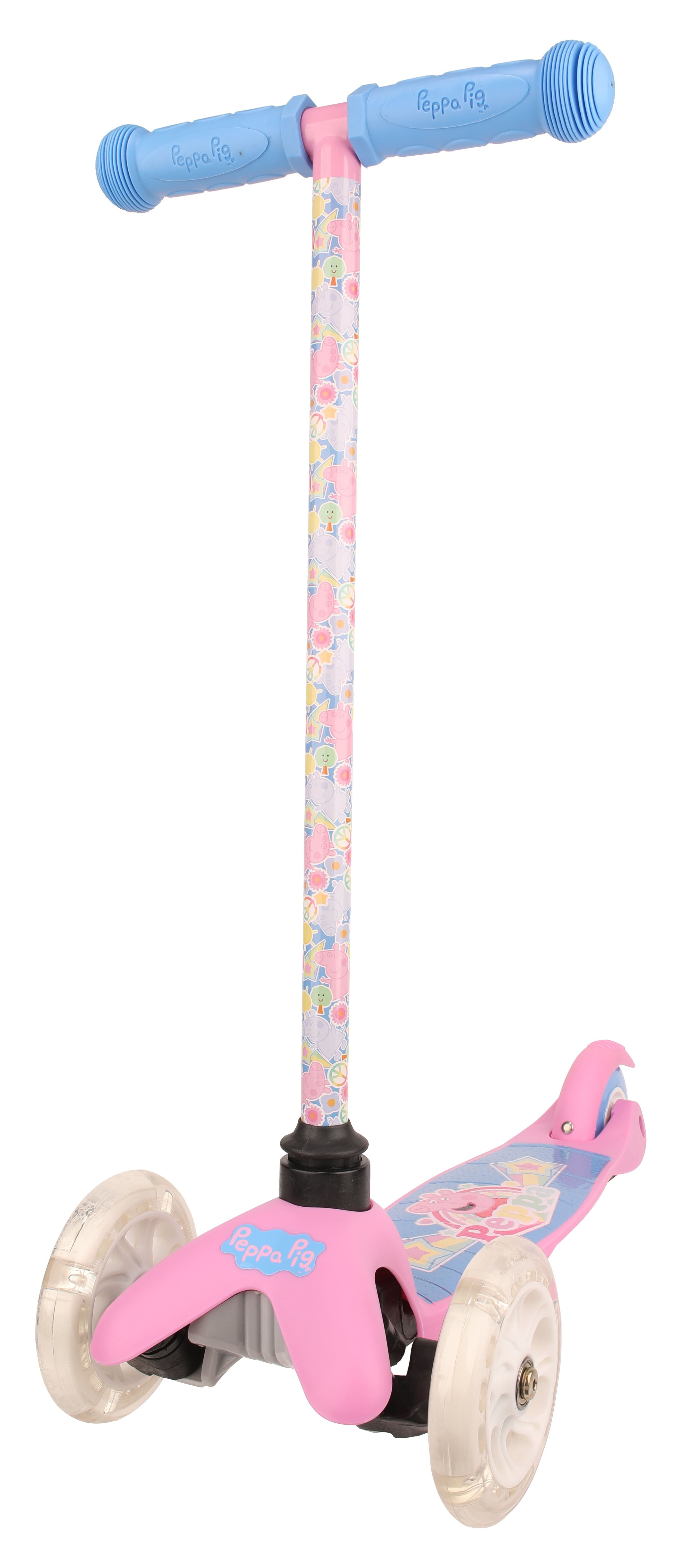 Free Shipping! Peppa Pig 3 Wheel Tilt and Turn Scooter for Kids Ages 3 ...