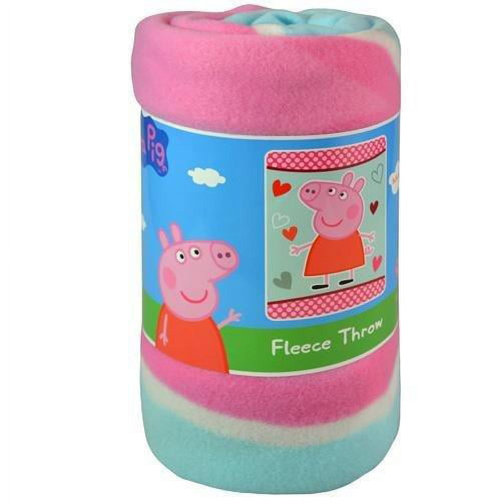 Peppa Pig 45x60" Fleece Throw - Walmart.com