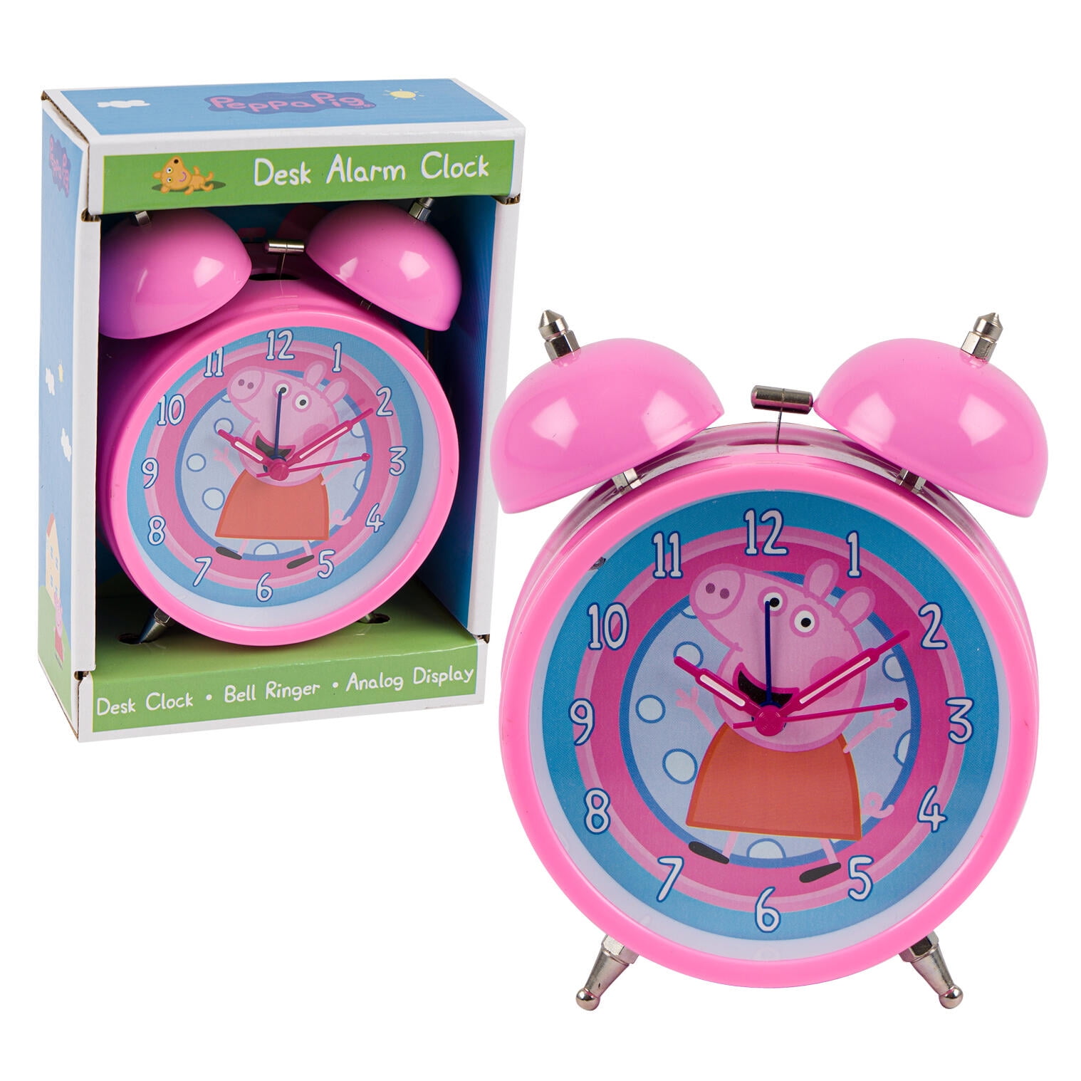 Peppa Pig Character Alarm Clock- 5.5" for 3 Years and Older - Walmart.com