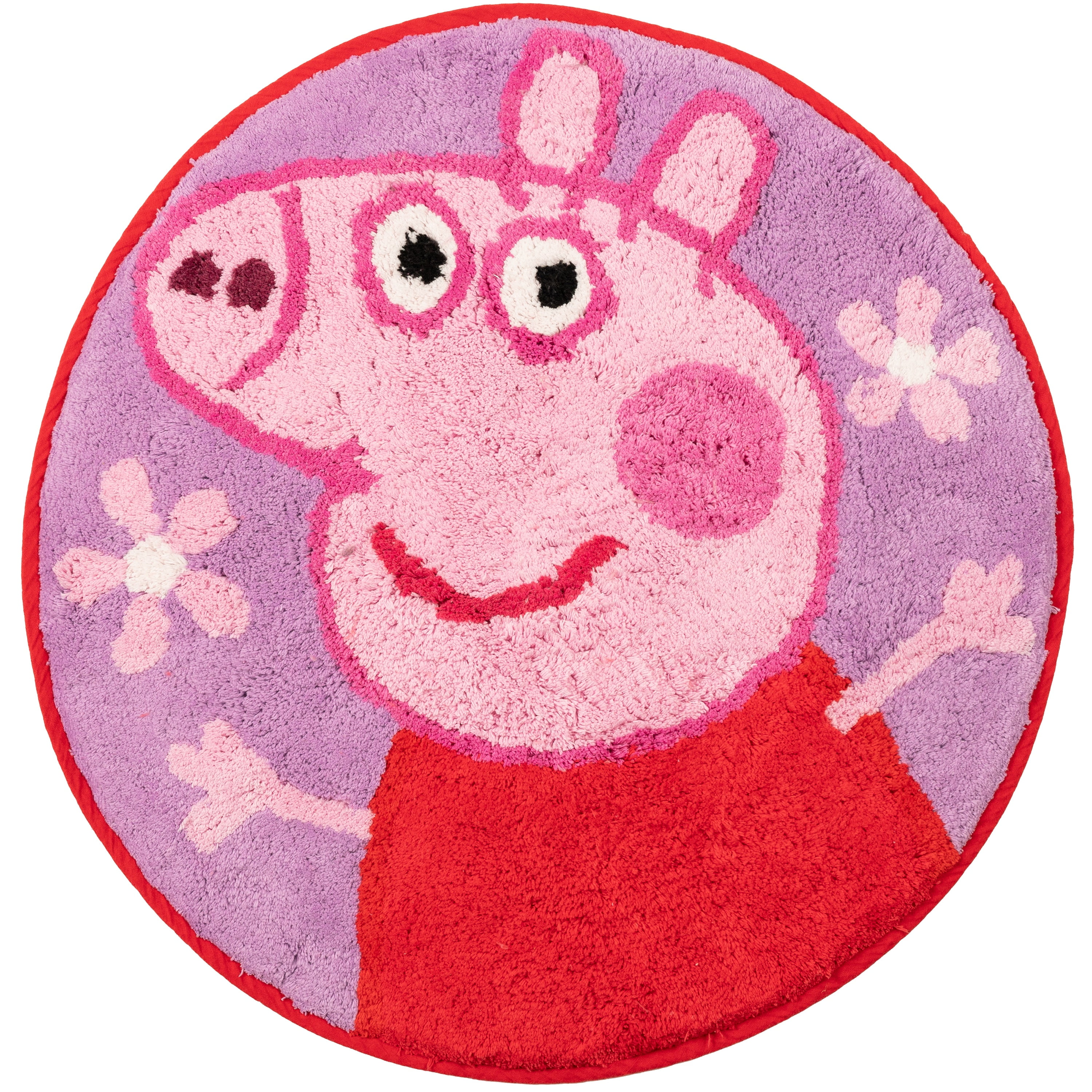 Peppa Pig Bathroom Rug, Tufted Cotton, Non-Slip, 26" Round - Walmart.com