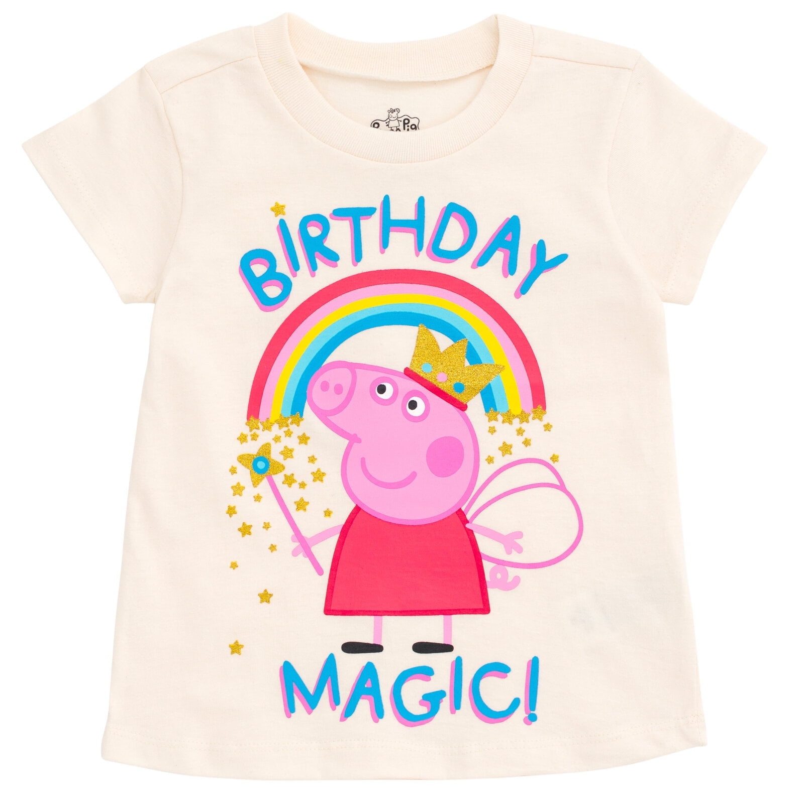 Peppa Pig Birthday T-Shirt Toddler to Little Kid - Walmart.com