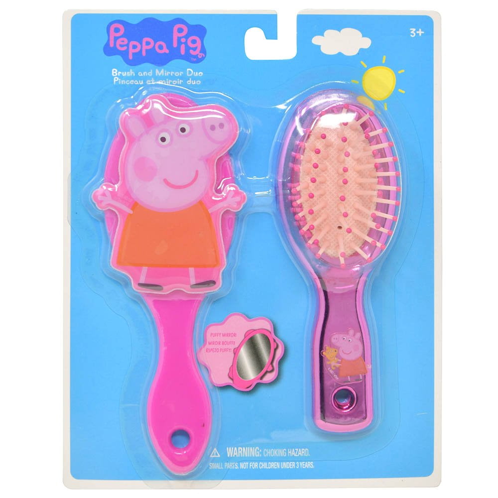 Peppa Pig Brush & Mirror on Card - Walmart.com
