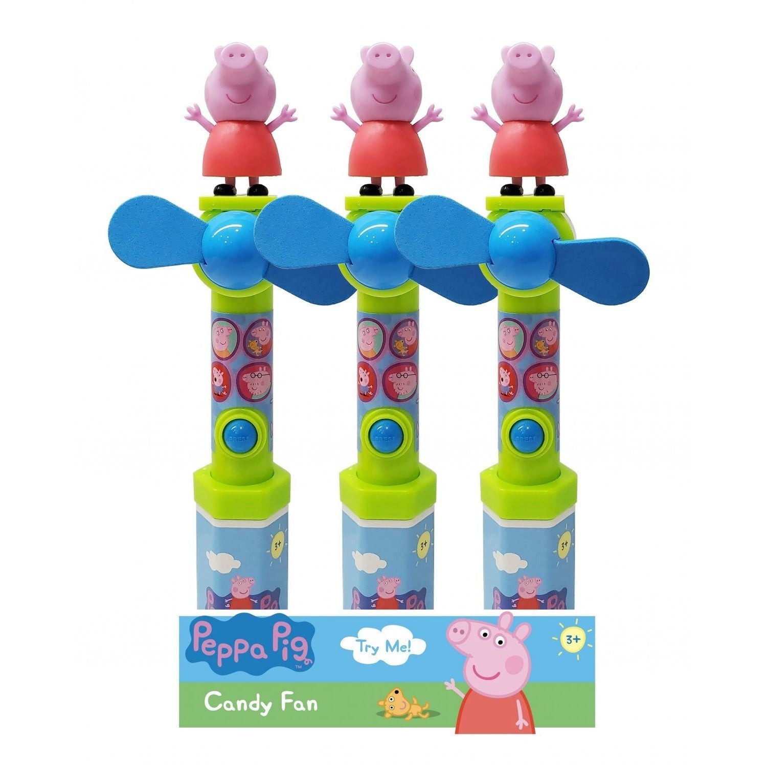 Peppa Pig Character Fan Candy Toy - Walmart.com