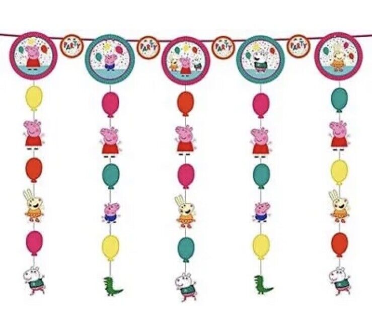 Peppa Pig Confetti Party Hanging String Decoration - Walmart.com