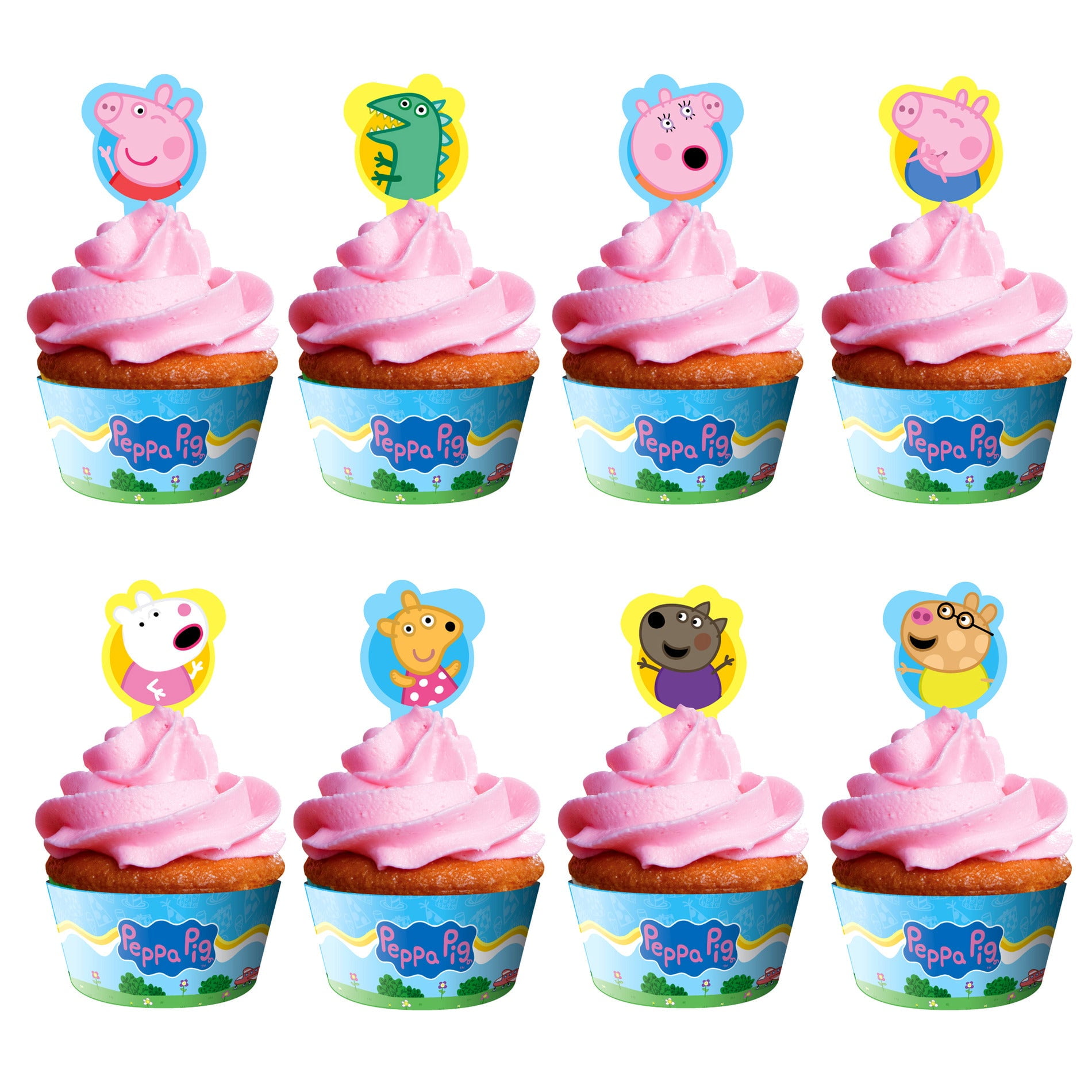 Peppa Pig Cupcake Toppers & Peppa Pig Cupcake Wrappers - Walmart.com Peppa Pig Cupcake Toppers & Peppa Pig Cupcake Wrappers - Walmart.com