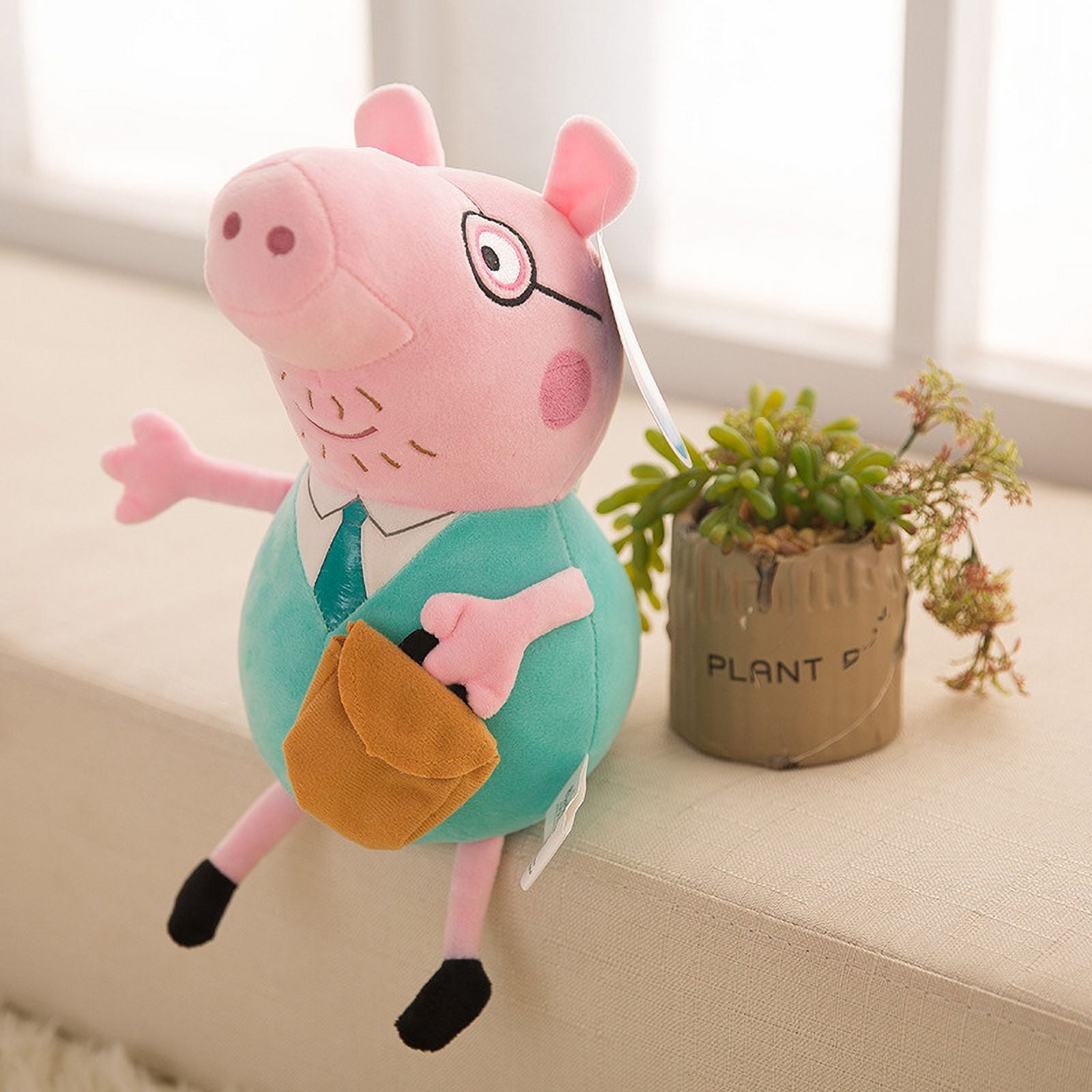 Peppa Pig Family of Four Plush Toys Pink Pig Peppa Doll Holiday Gift ...